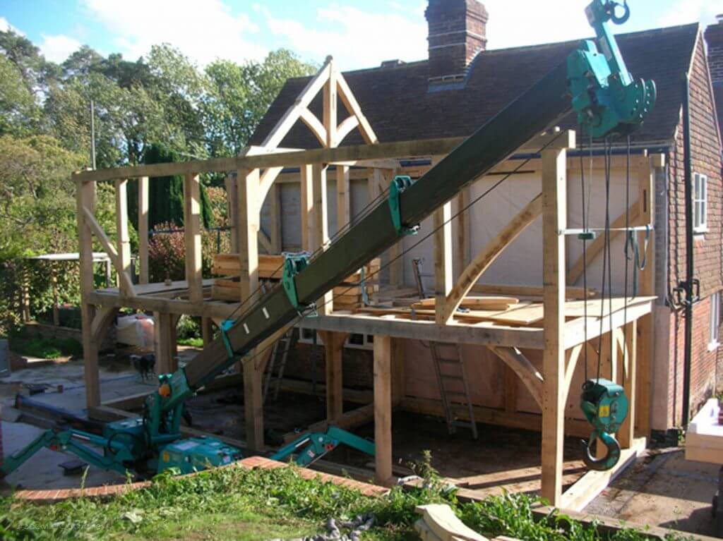Finishing an Oak Frame - Sackville Oak Frames