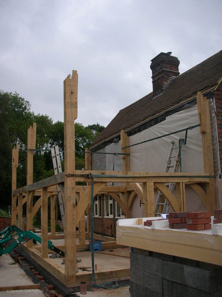 Finishing an Oak Frame - Sackville Oak Frames