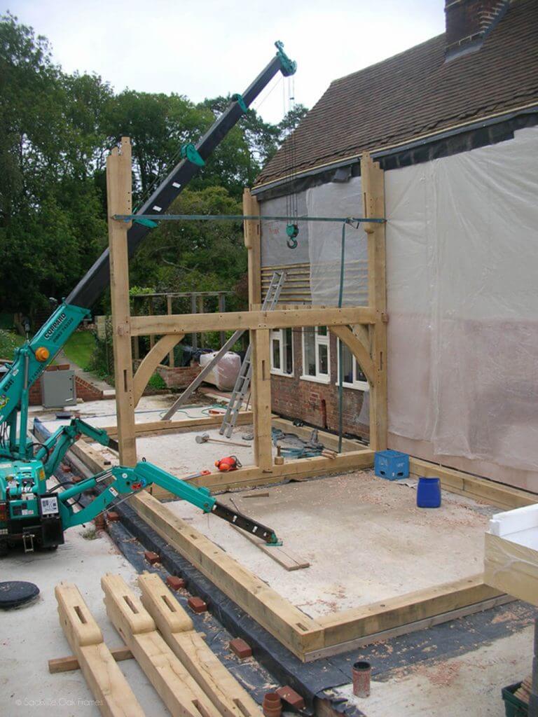 Finishing an Oak Frame - Sackville Oak Frames