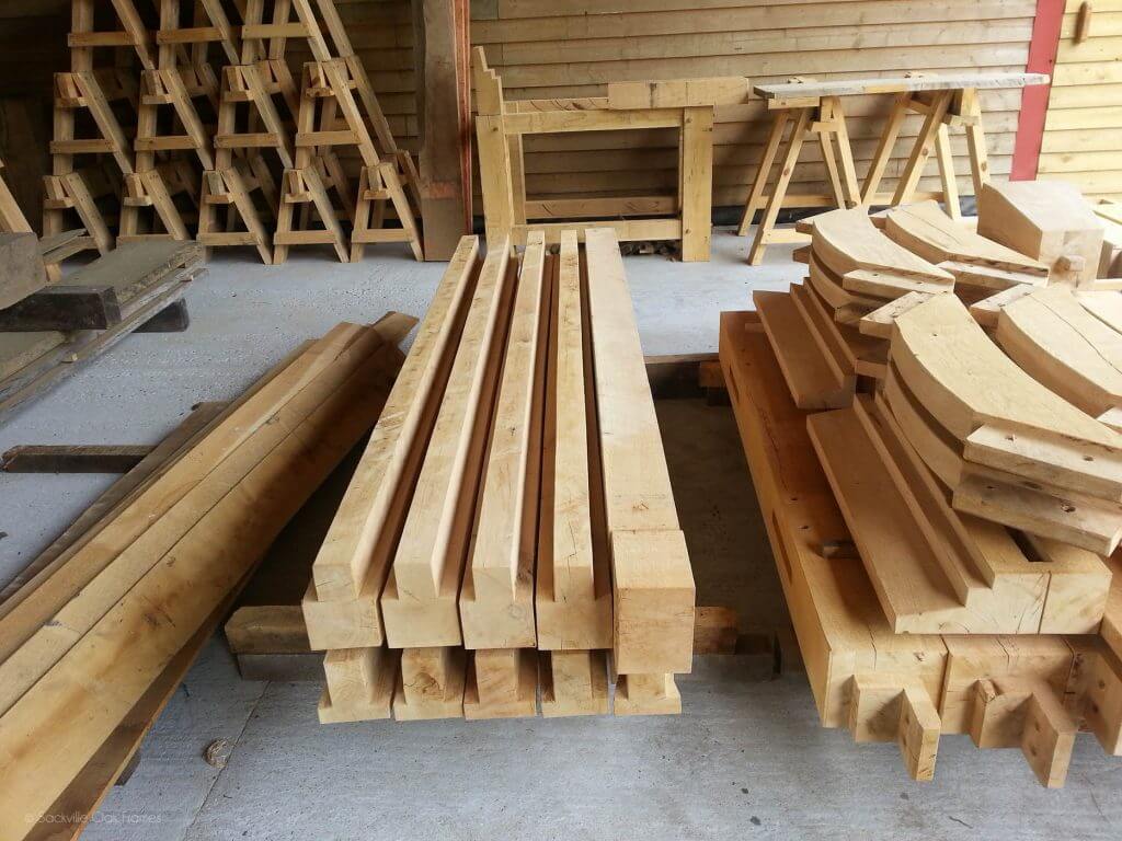 Finishing an Oak Frame - Sackville Oak Frames