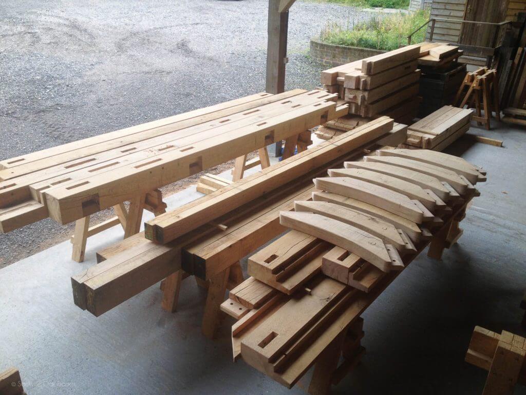 Finishing an Oak Frame - Sackville Oak Frames