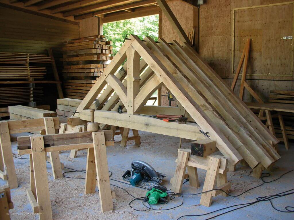 Building Oak Frames - Sackville Oak Frames