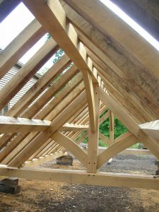 Finishing an Oak Frame - Sackville Oak Frames