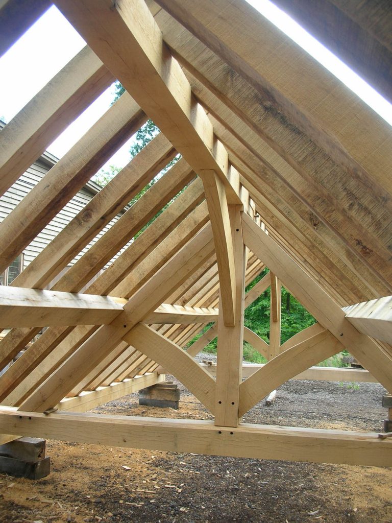 Finishing an Oak Frame - Sackville Oak Frames