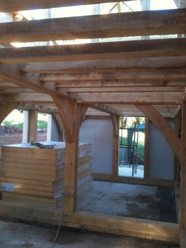 Finishing an Oak Frame - Sackville Oak Frames